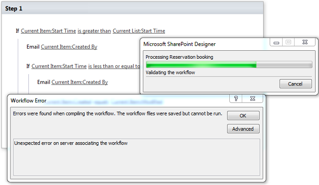 Ways To Fix SharePoint Workflow Error In Share Point Designer. - Techyv.com