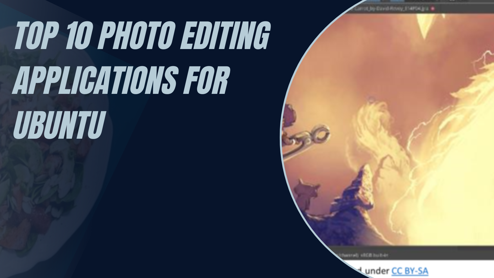 Top 10 Photo Editing Applications For Ubuntu - Techyv.com