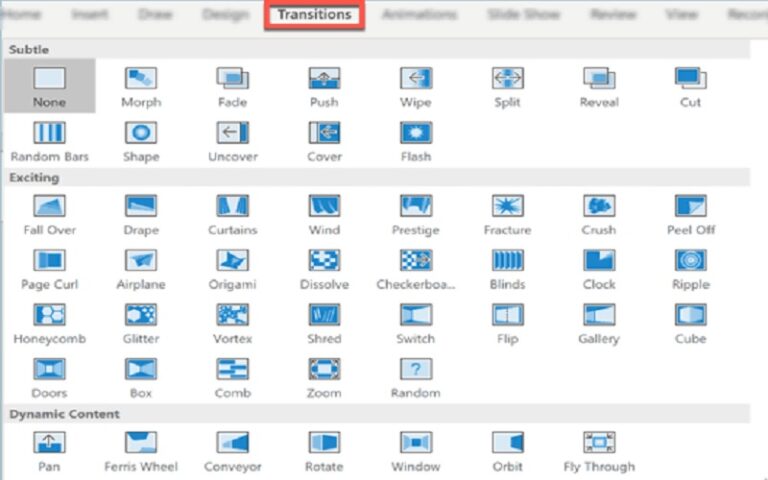 Top 10 Ways To Add Transition, Animation To Presentations - Techyv.com