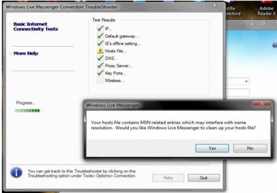 Log in errors in MSN Mail – Error Code 80048439 - Techyv.com