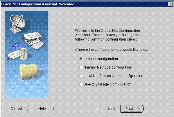 Oracle Net Configuration Assistant Error