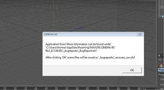 I got bug report error with Cinema 4D - Techyv.com I got bug report error with Cinema 4D - Techyv.com