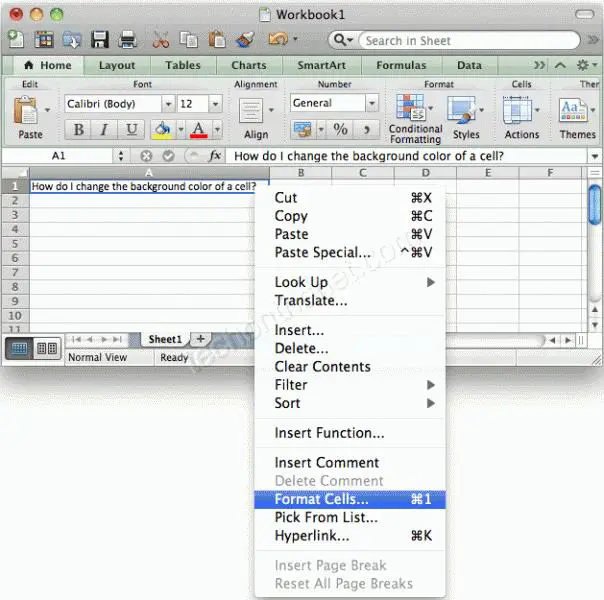 How To Change The Cell Color In Excel Techyv