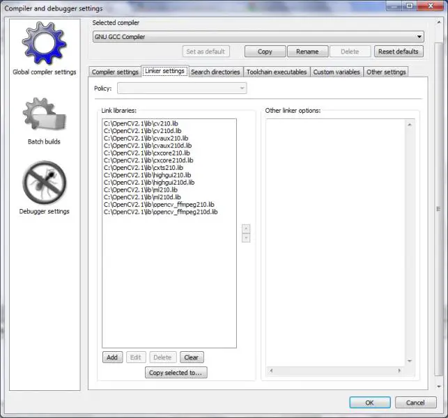 Using Opencv With Codeblocks In Windows