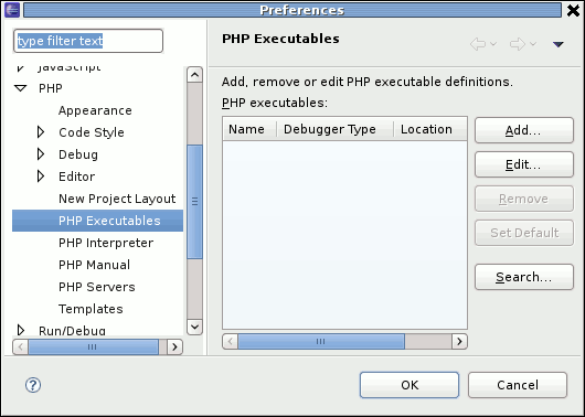No Php Executable Defined While Debugging A Php Code