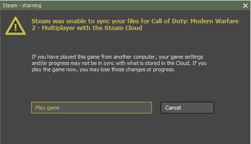 Steam was unable to sync files with the Steam Cloud - Techyv.com Steam was unable to sync files with the Steam Cloud - Techyv.com