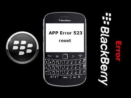 Steps For Blackberry App Error 523 Fix With Computer - Techyv.com
