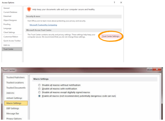 How To Eliminate MS Access Security Warnings: A Potential Security Concern Has Been Identified ...