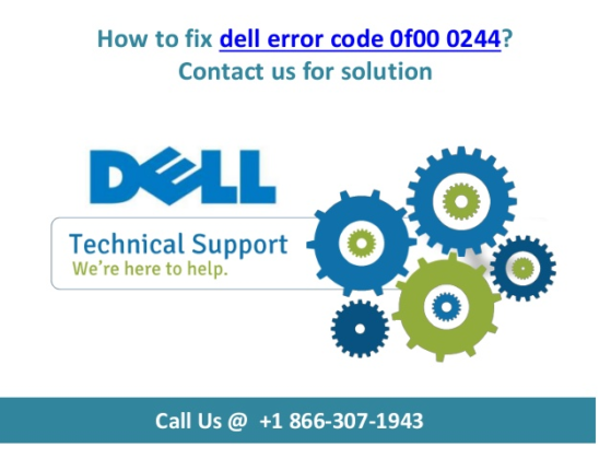 Dell Laptop Error Code 0f00 0244 - Techyv.com
