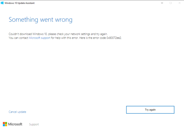 Error Code 0x80072ee2, Information And How To Fix It? - Techyv.com