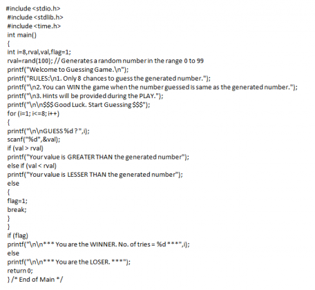 5 Interesting Games Coded In C Programming - Techyv.com