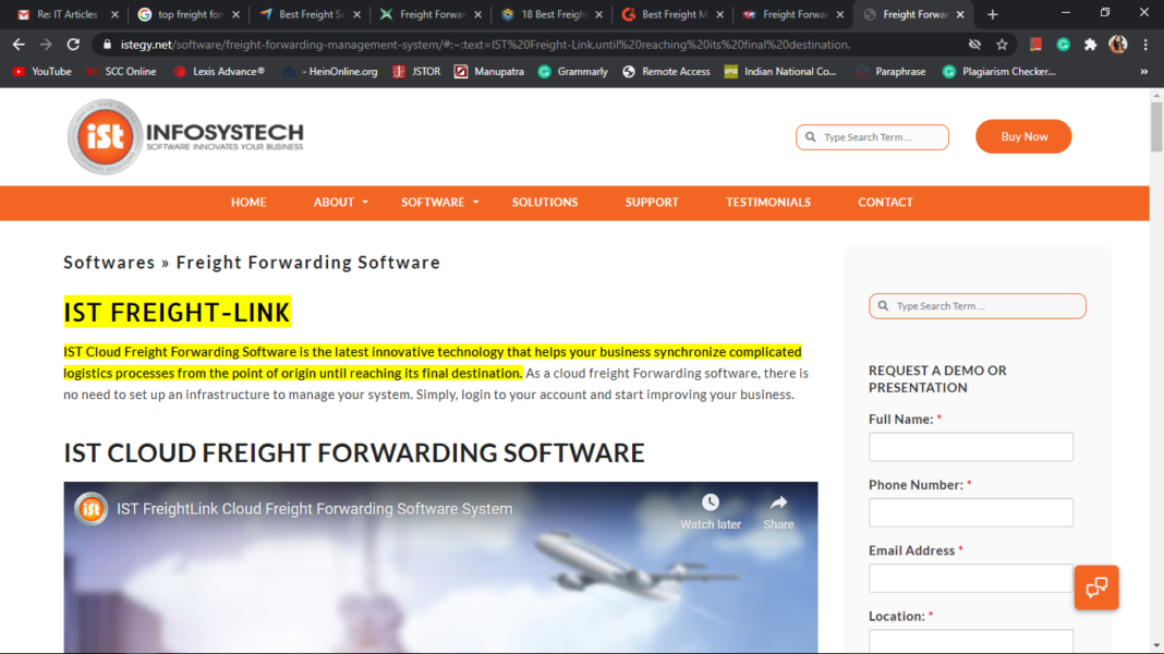 Top Ten Best Freight Forwarding Software - Techyv.com