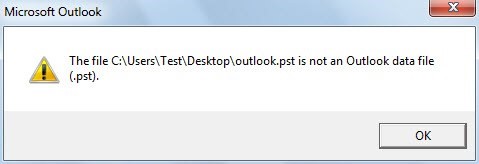 How To Fix Is Not An Outlook Data File Error? - Techyv.com