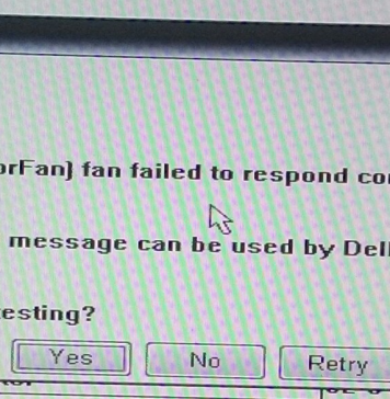 Processor Fan Error Code 2000 0511! - Techyv.com