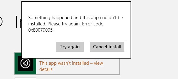 Resolve Error Code 0x8007005 Failure Regarding Installation Process - Techyv.com