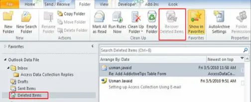 Brief For The Retrieve Deleted Emails In Outlook And Its Steps As Well ... Brief For The Retrieve Deleted Emails In Outlook And Its Steps As Well ...