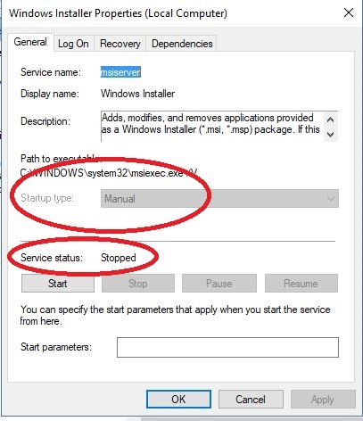 Installer Not Accessible, Error 1601 Windows Installer - Techyv.com