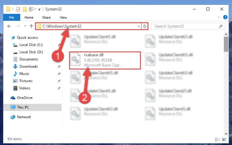 Solving Rsabase Dll Failed To Load - Techyv.com