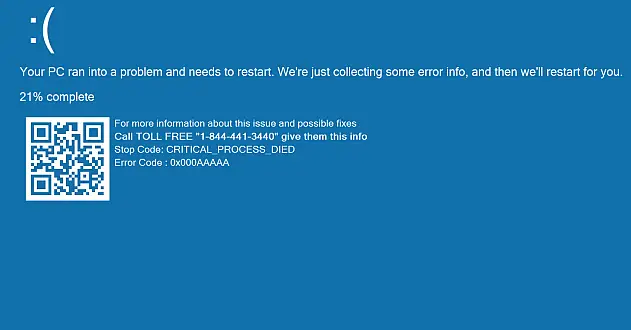 Laptops Restarting Issue