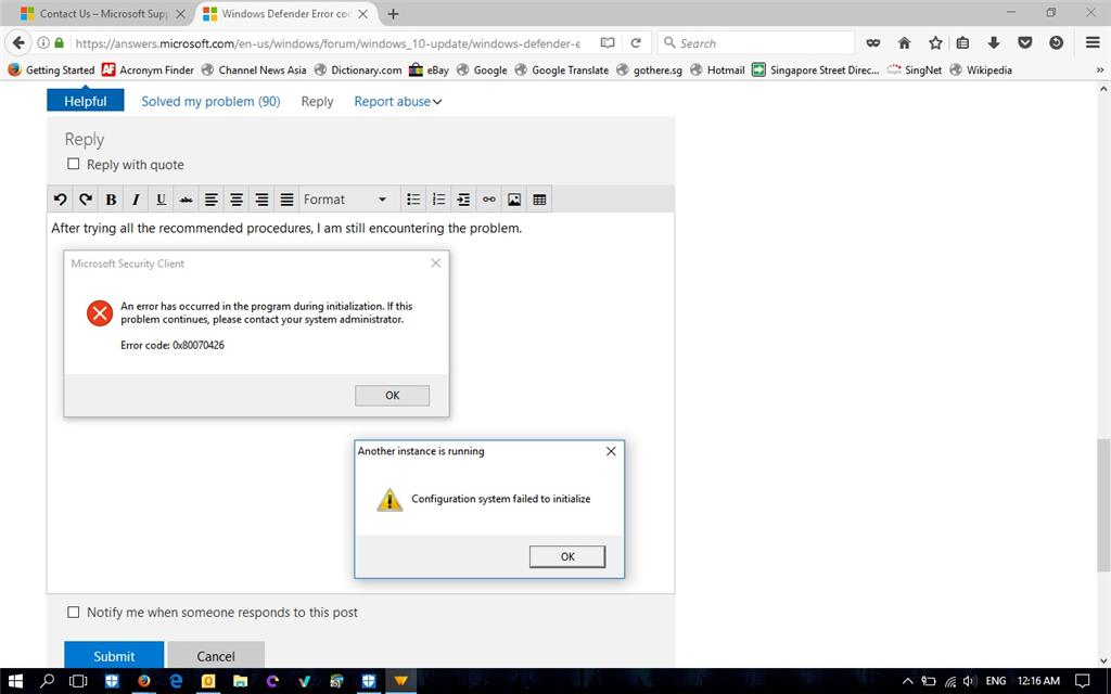 Way To Solve Windows Defender Error Code 0x8007426 - Techyv.com