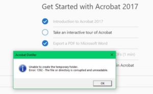 Acrobat Distiller Unable To Create The Temporary Folder Error 3 ...