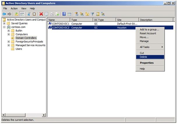 How To Manually Remove The Domain Controller From Active Directory In ...