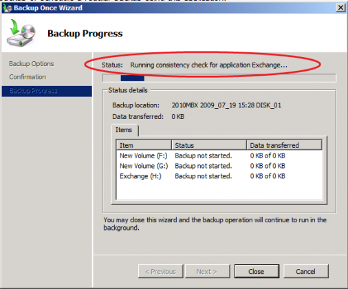 Steps On Backup Exchange Server 2010 Listed - Techyv.com