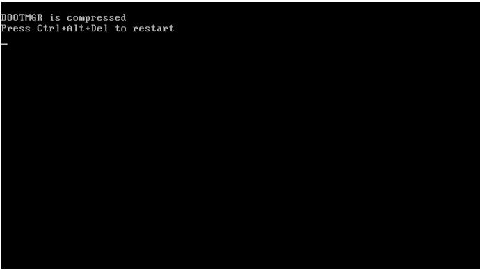Solve Bootmgr Is Compressed Press Ctrl Alt Del To Restart Issue ...
