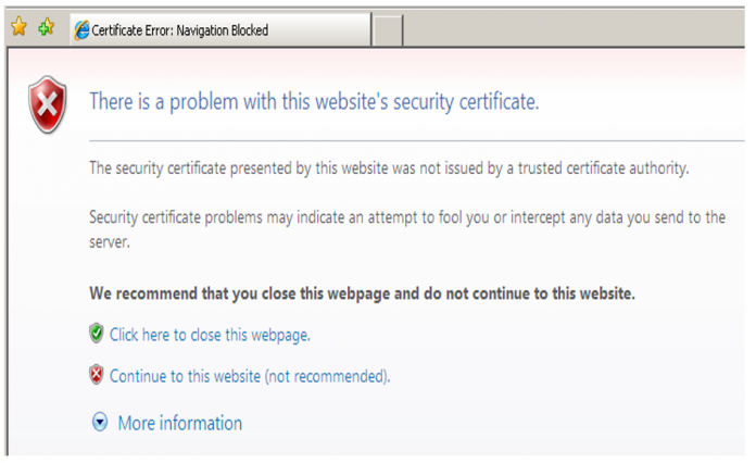How To Fix Security Certificate Error Issue On The Internet Explorer ...