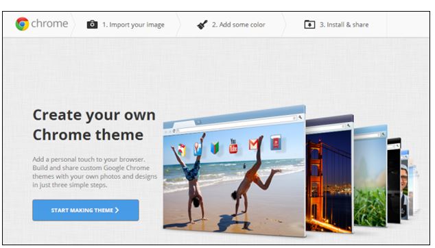 How To Use Google Chrome Theme Creator Online? - Techyv.com