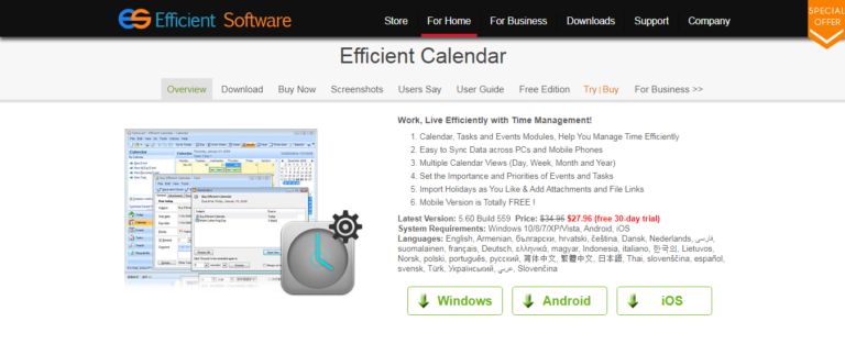 Top 10 Best Desktop Calendar Software - Techyv.com