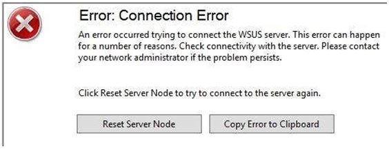 How To Fix An Error Occurred Trying To Connect The Wsus Server Issue? - Techyv.com