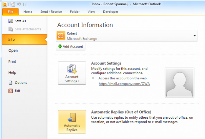Configure Exchange 2010 Out Of Office Replies - Techyv.com