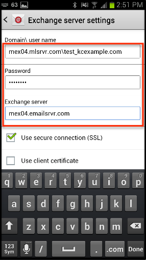Method To Setup Exchange Activesync Android Needed - Techyv.com