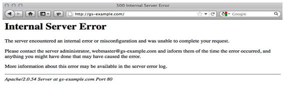 The Internal Server 500 Error Is Totally Getting On My Nerves. - Techyv.com