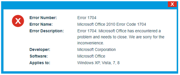 Fix Microsoft Office 2010 Error On Windows 7 - Techyv.com