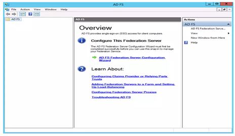 How To Configure Active Directory Federation Server? - Techyv.com