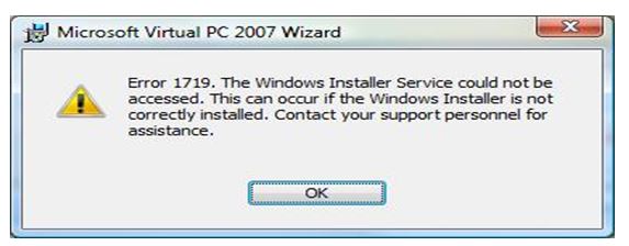 Fix Error 1719 The Windows Installer Services Could Not Be Accessed ... Fix Error 1719 The Windows Installer Services Could Not Be Accessed ...