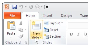 Adding New Slides Use Of Microsoft PowerPoint - Techyv.com