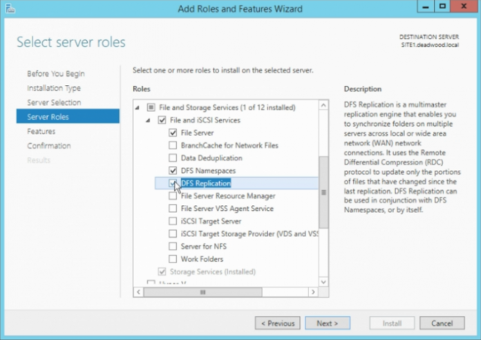 Want To Know How To Setup DFS Server 2012 - Techyv.com