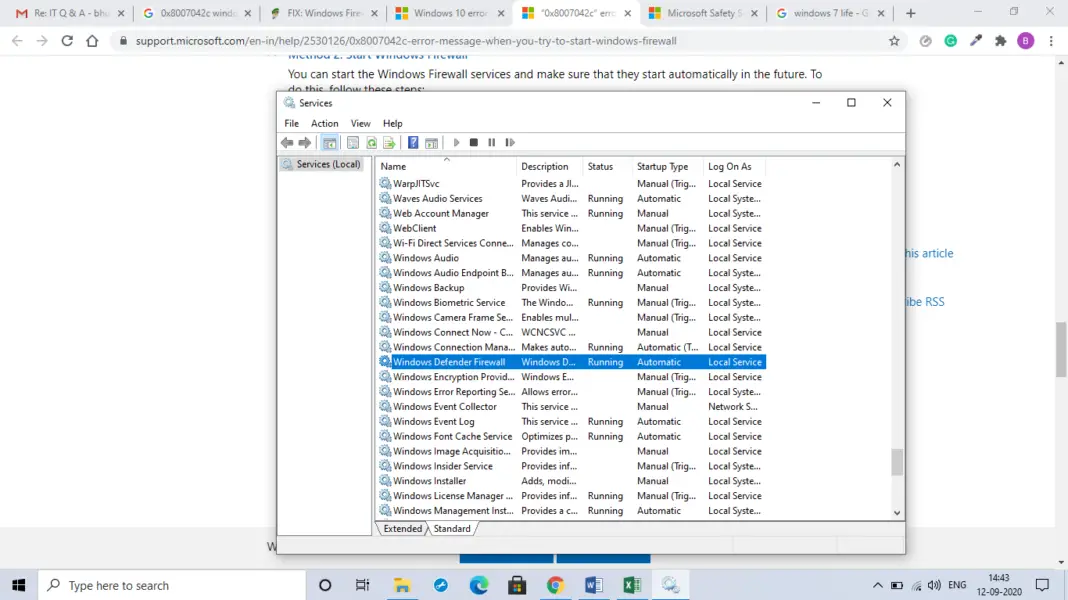 How To Solve Windows Firewall Error 0x8007042c? - Techyv.com How To Solve Windows Firewall Error 0x8007042c? - Techyv.com