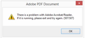 How Do I Solve The 507:507 Issue In Adobe Acrobat? - Techyv.com