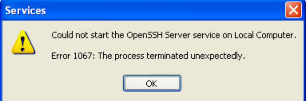 Solution For System Error 1067 Has Occurred The Process Terminated Unexpectedly Error - Techyv.com
