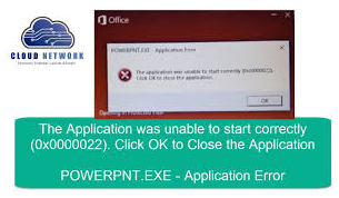 My Applications Are Showing Some Unidentified Errors, 0x0000022. Can I ...