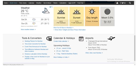 How To Find The India Current Time And Date Using The Internet ...