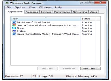 How To View Task Manager For Windows 7 And What Is The Shortcut Key For ...