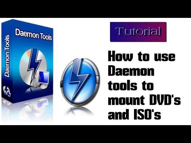 How to use Daemon tools to mount DVD's and ISO's | video tutorial by TechyV - Techyv.com
