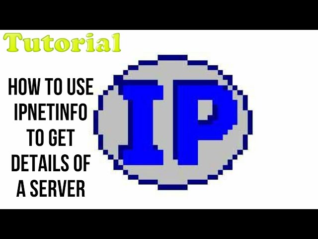 How to use IPnetinfo to get details of a server | video tutorial by TechyV - Techyv.com