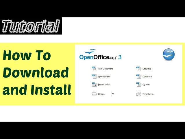 Open Office 3.3 Download and Install | video tutorial by TechyV - Techyv.com
