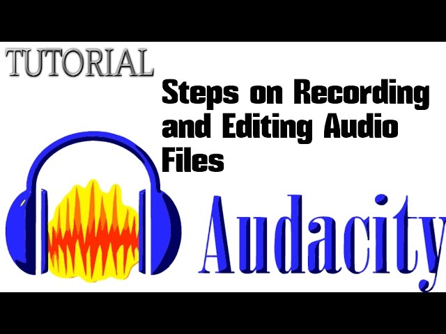 Steps on Recording and Editing Audio Files with Audacity - Techyv.com